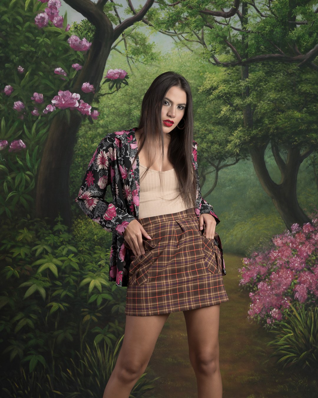 Backdrops4Ever Photo Video Studio Background - Spring Walk