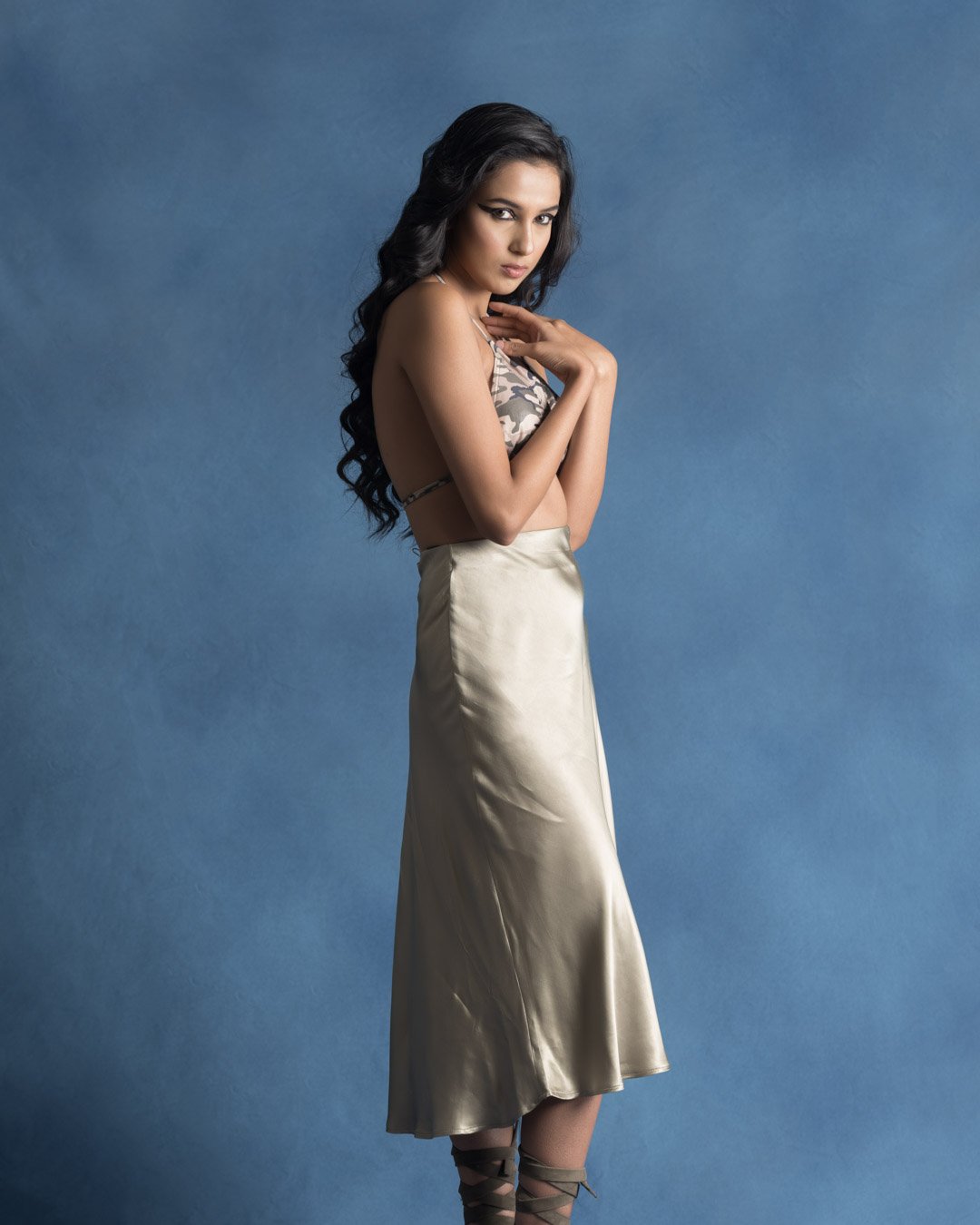 Baroque Studio Lapis Airbrushed Photography Backdrop